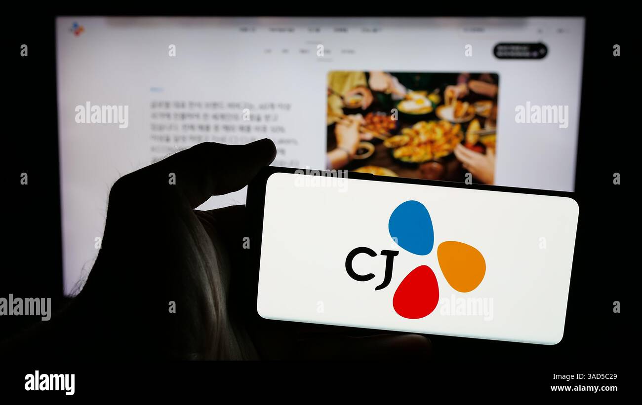 Germany. 06th Mar, 2025. In this photo illustration, a person is ...