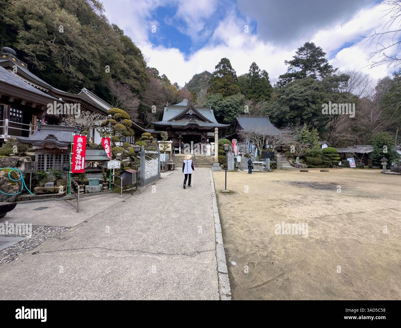 3rd April 2025, Kagawa, Japan - Okuboji is the 88th temple of the Shikoku Pilgrimage. It is ...