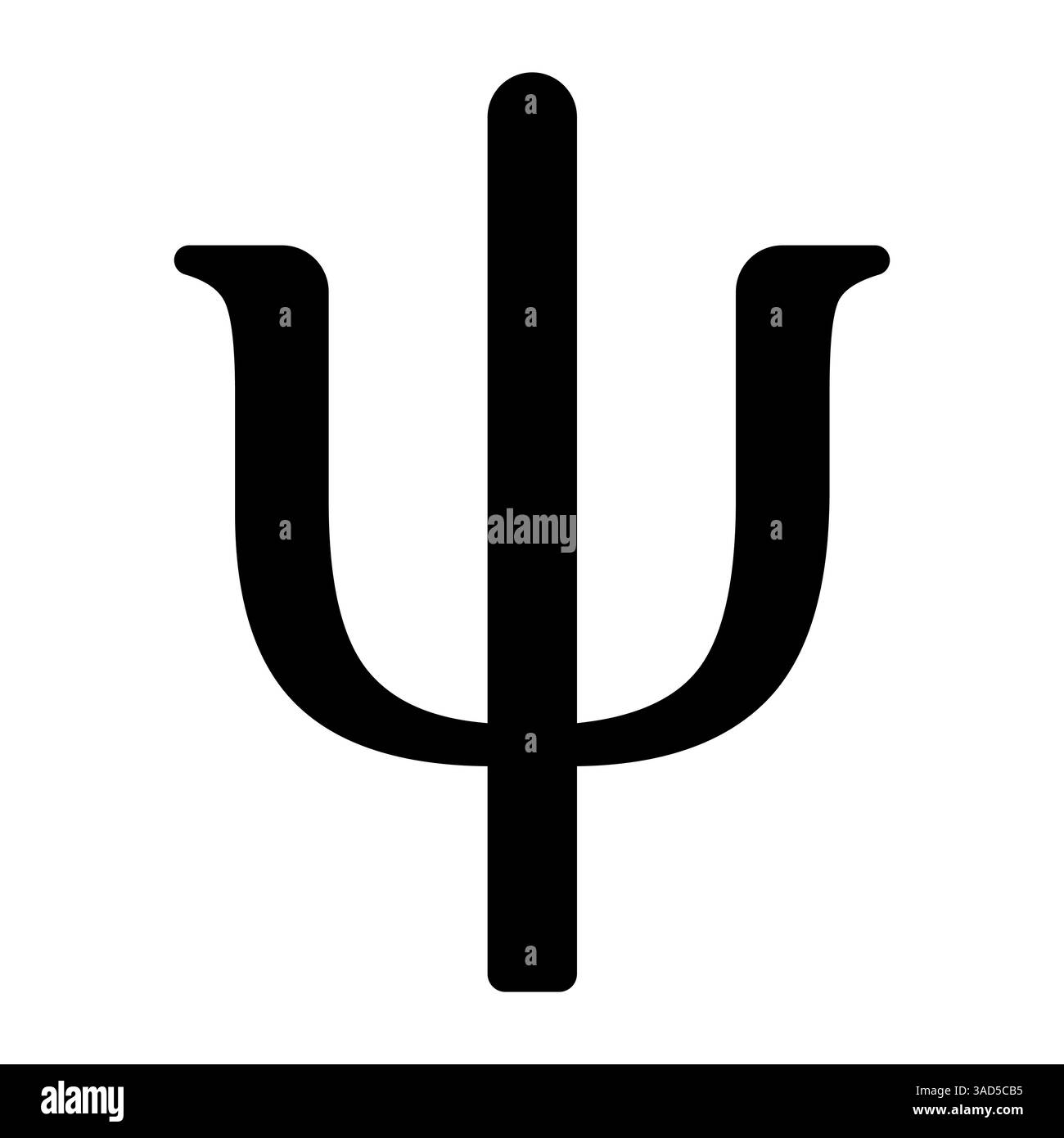 Greek Psi Symbol Ancient Knowledge Psychology, and Metaphysics Stock ...