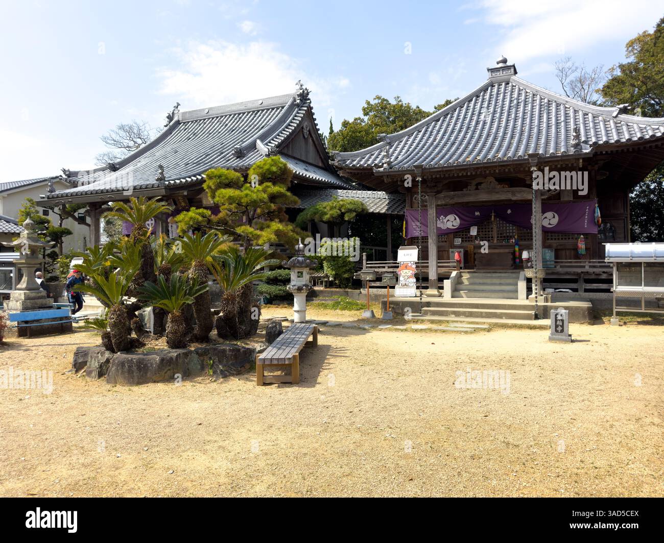 24th March 2025, Tokushima, Japan - Horinji Temple - Number 9 of the 88 ...