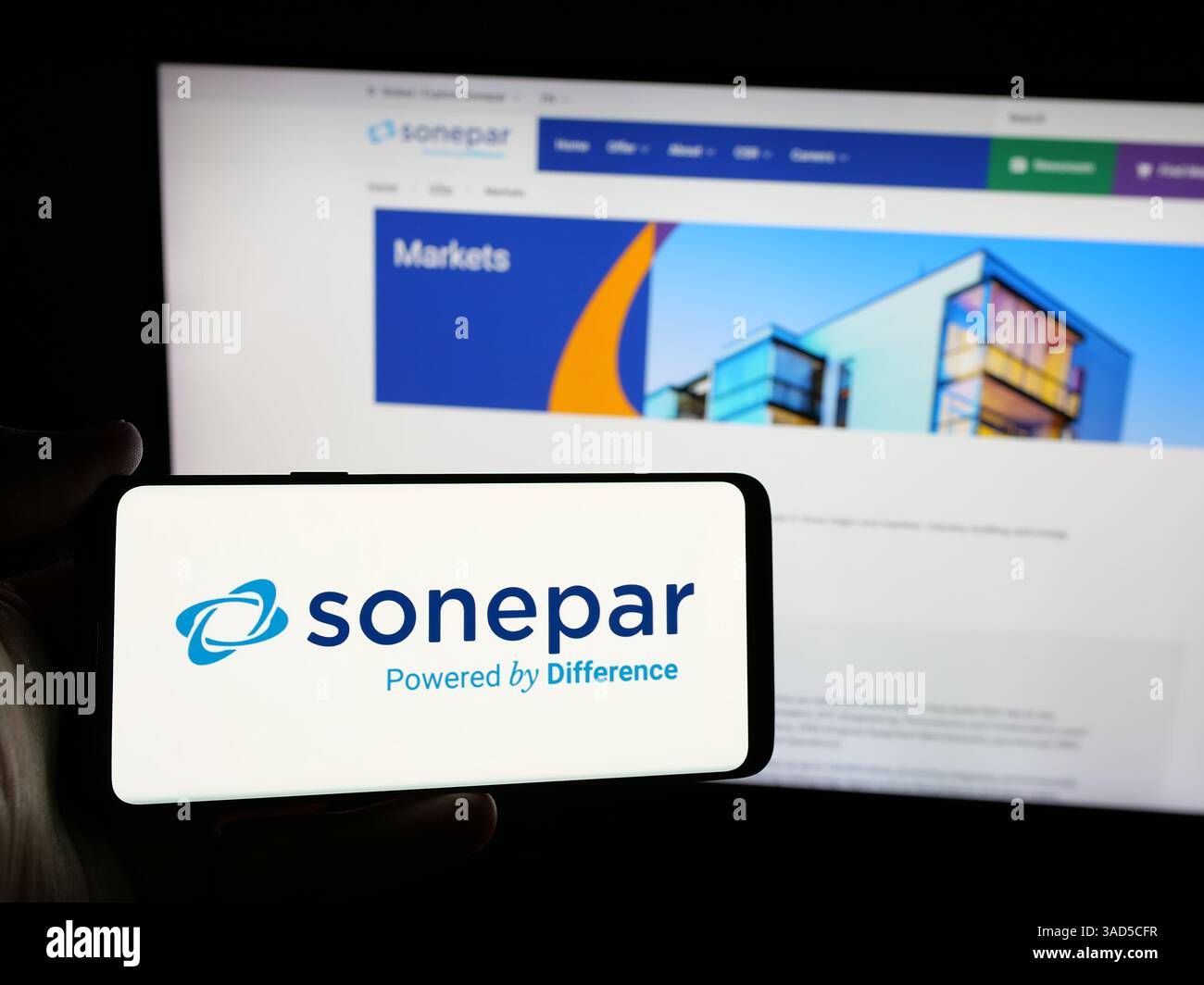 Germany. 06th Mar, 2025. In this photo illustration, a smartphone with the logo of French ...