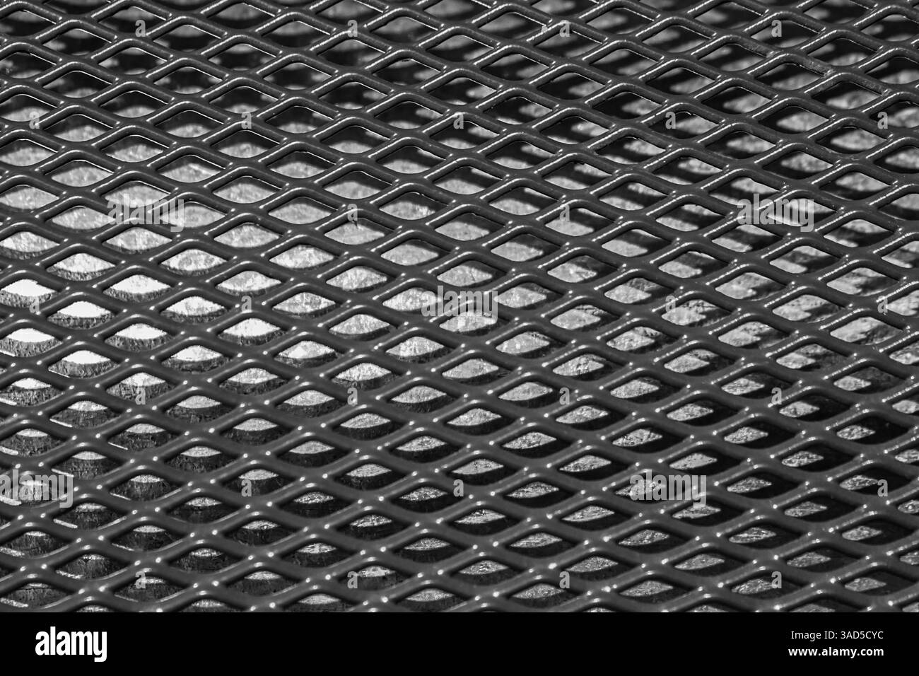 Texture of cambered metal perforated netted sheet with lighting effect ...
