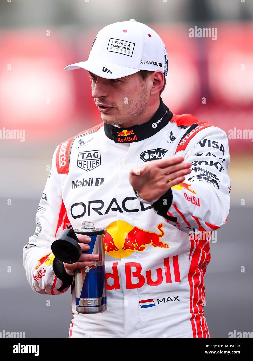 VERSTAPPEN Max (ned), Red Bull Racing RB21, portrait during the Formula ...