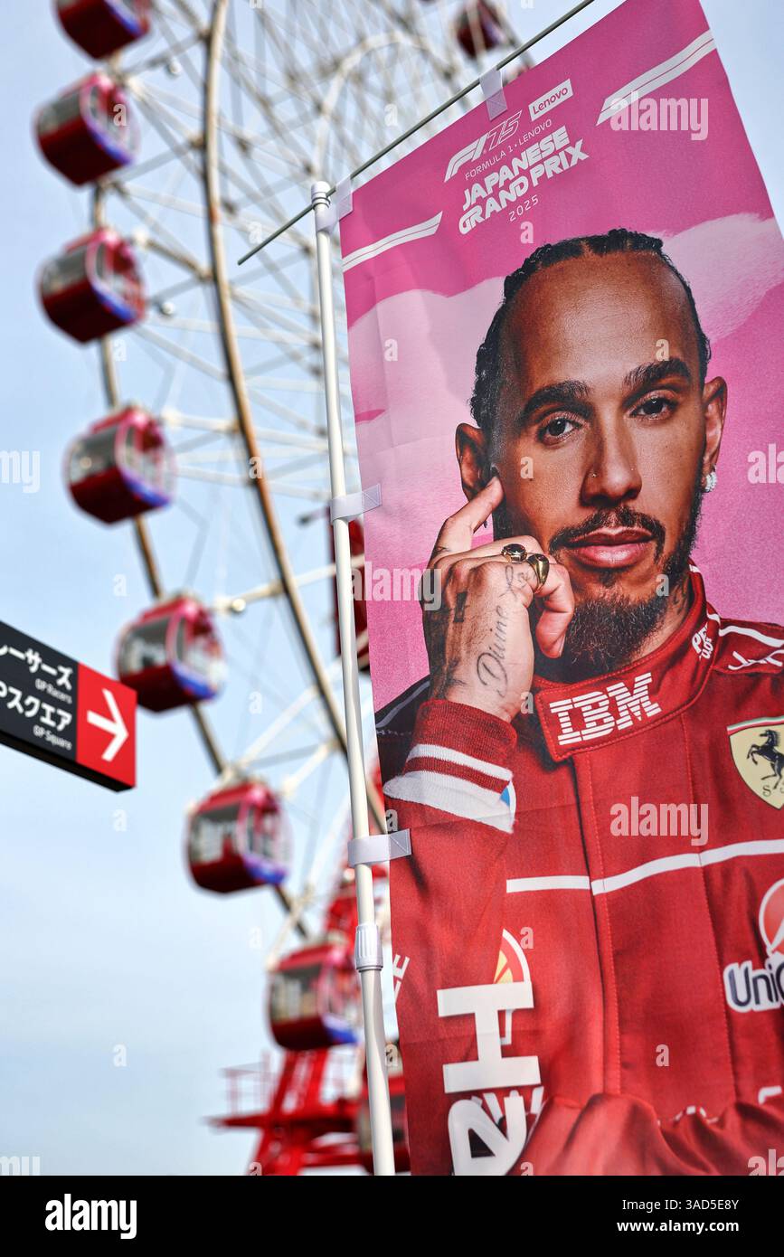 Suzuka, Japan. 05th Apr, 2025. Circuit atmosphere -Lewis Hamilton (GBR ...