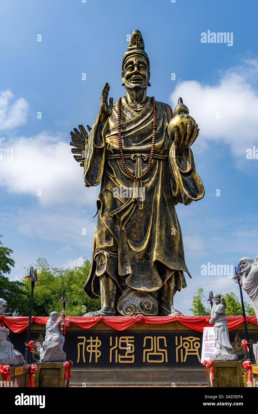Yong Peng, Johor, Malaysia: Ji Gong Statue in Vibrant Outdoor Setting Stock Photo - Alamy