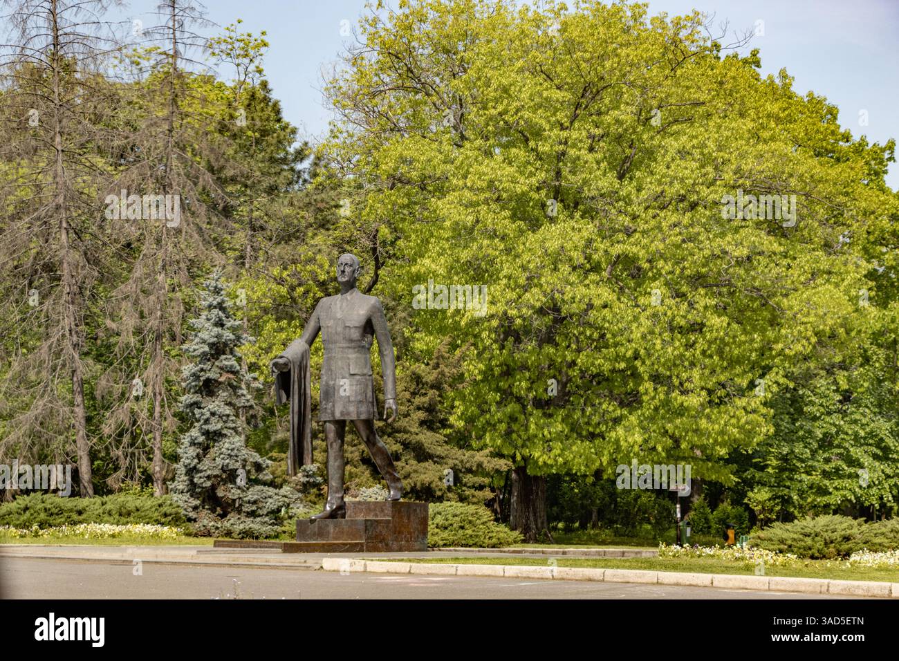 BUCHAREST, ROMANIA - Statuia Charles De Gaulle at Charles de Gaulle ...