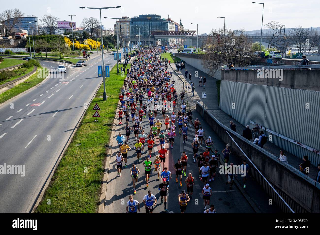 Prague, Czech Republic. 05th Apr, 2025. ***CAPTION CORRECTION*** The Prague Half Marathon 2025 ...