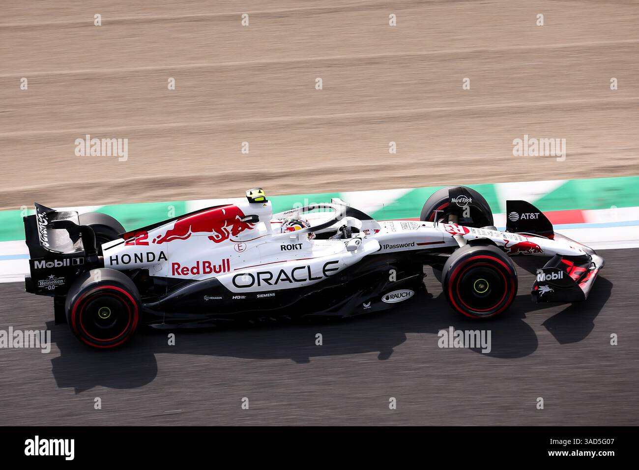 22 TSUNODA Yuki (jap), Red Bull Racing RB21, action during the Formula ...