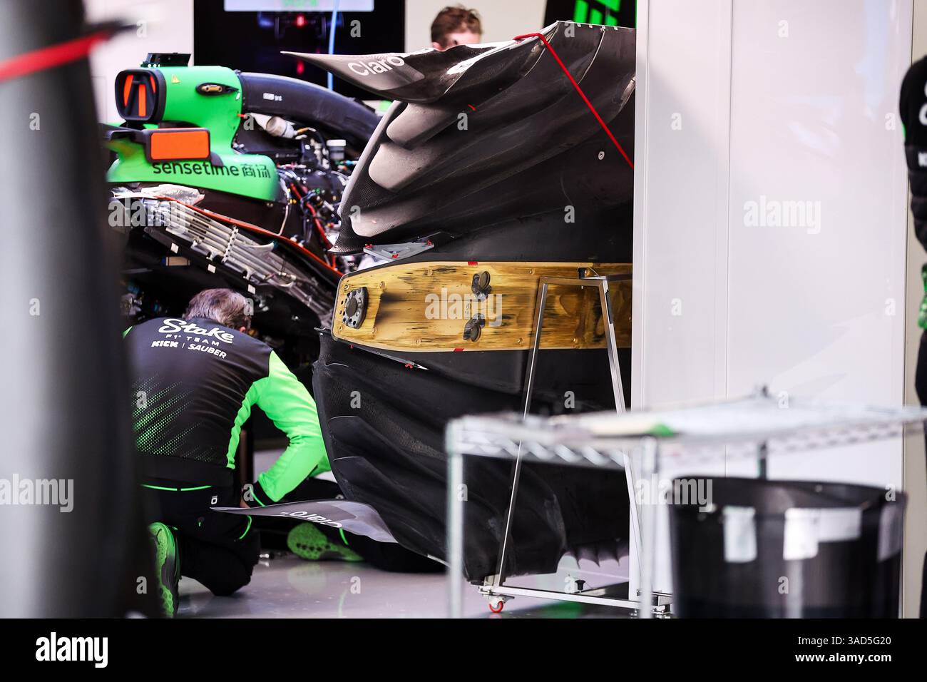 Stake F1 Team Kick C45, mechanical detail floor during the Formula 1 ...