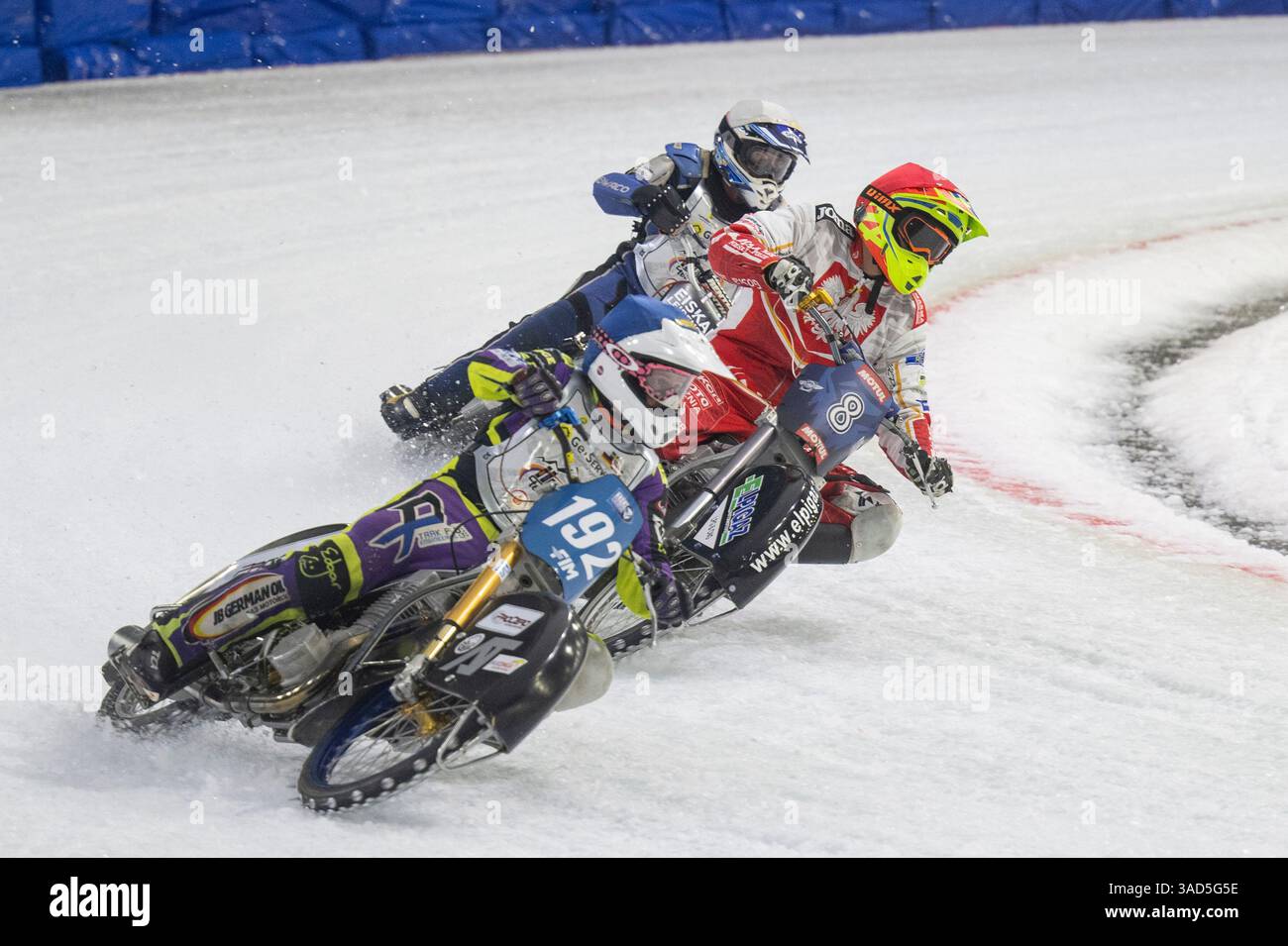 HEERENVEEN, NETHERLANDS - APRIL 4: Reinhard Greisel (Germany), Michał ...
