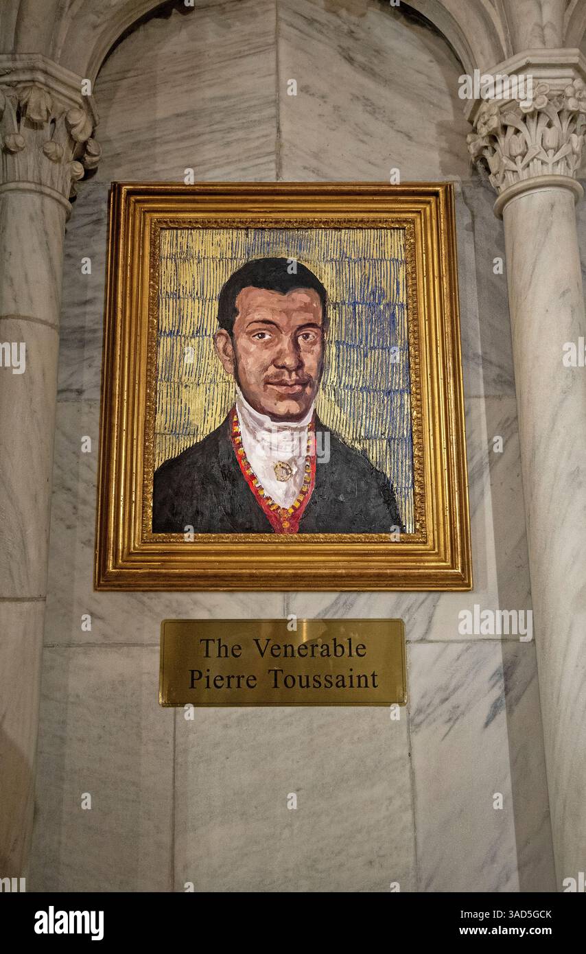 Portrait of the former Haitian-American slave Venerable Pierre ...