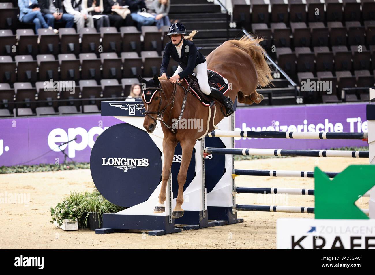 Alice Laine of France with Emerald Sitte during the Prize of Swiss ...