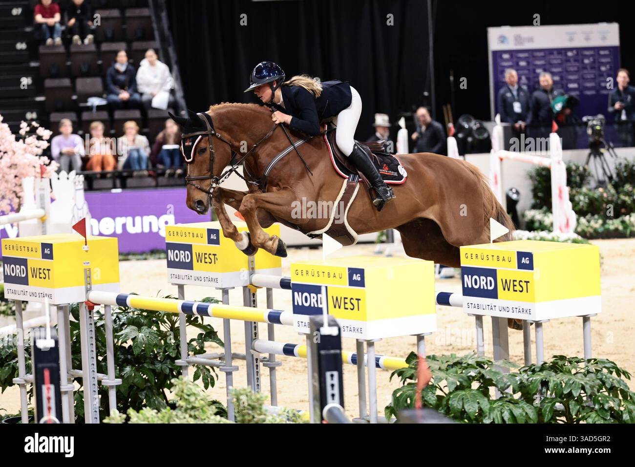 Alice Laine of France with Emerald Sitte during the Prize of Swiss ...