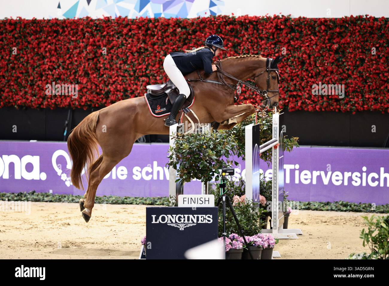 Alice Laine of France with Emerald Sitte during the Prize of Swiss ...