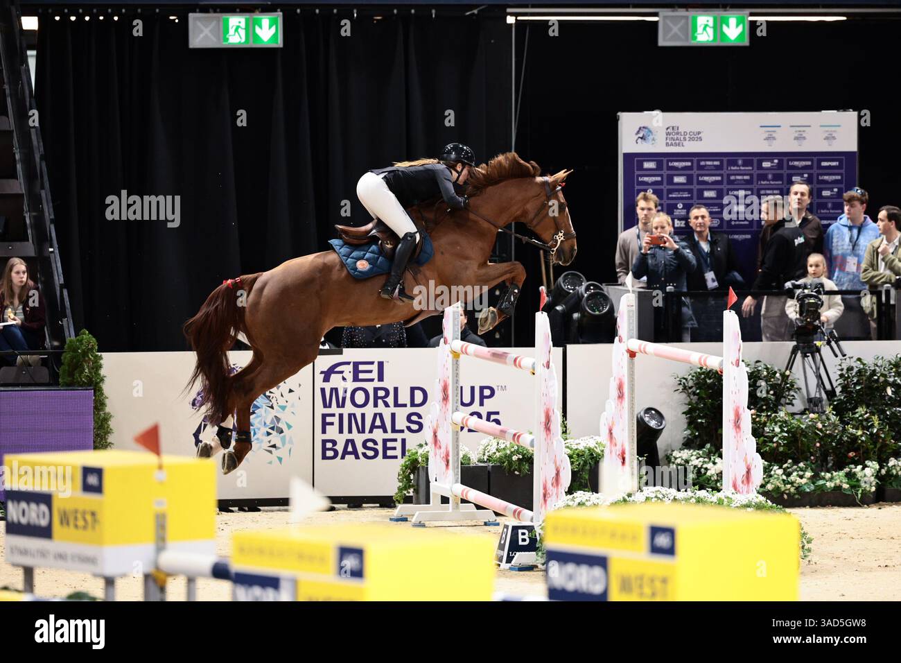 Emma Bodier of France with Elina de Grandry during the Prize of Swiss ...