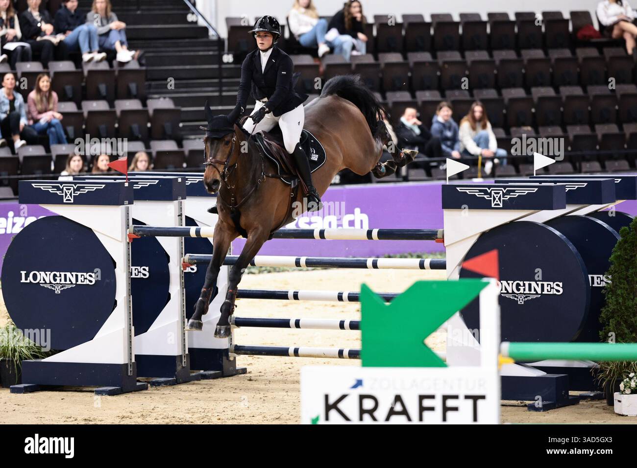 Fleur Holleman of Netherlands with Cataque du Haut Breil during the ...