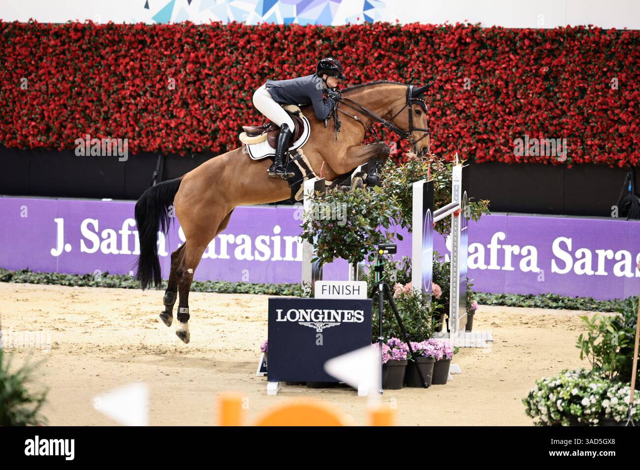 Lea-Sophia Gut of Germany with Canturia 2 during the Prize of Swiss ...