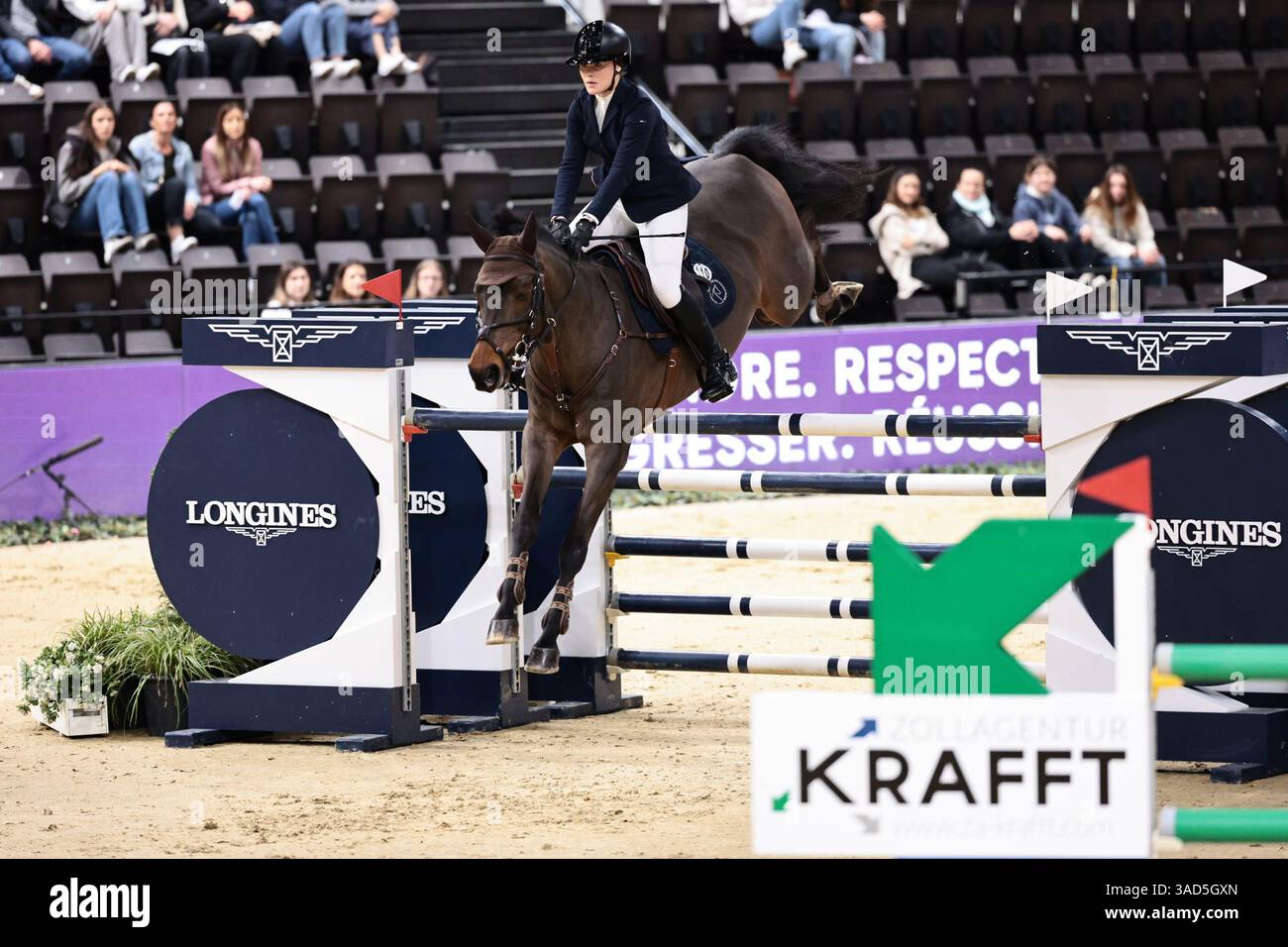 Lou Puch of Switzerland with Leave the Light on during the Prize of ...