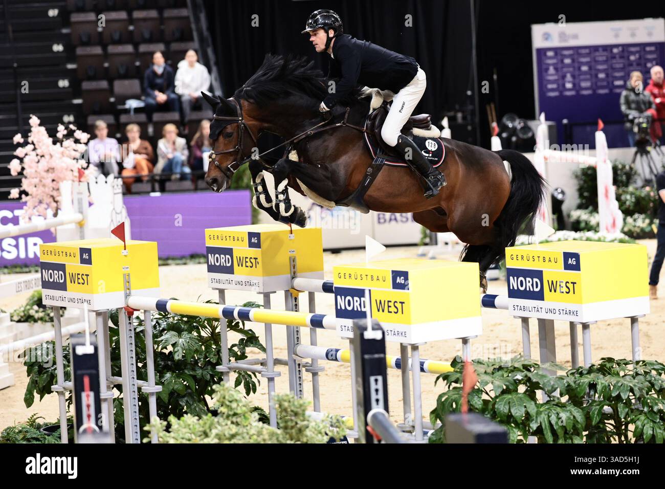 Sören Suppert of Germany with Can Tici during the Prize of Swiss ...