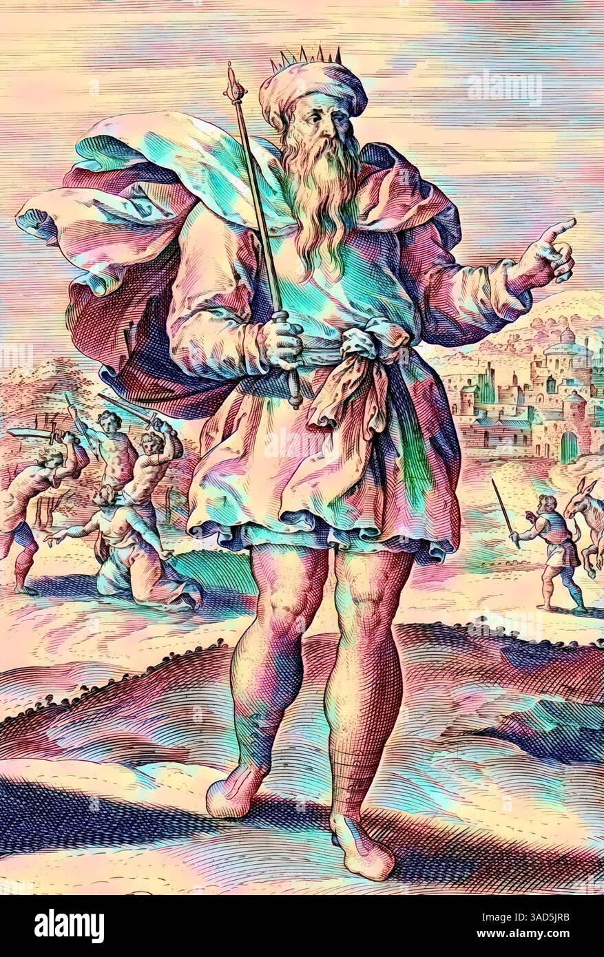 Amazja, Amaziah or Amasias, the ninth king of Judah, according to the ...