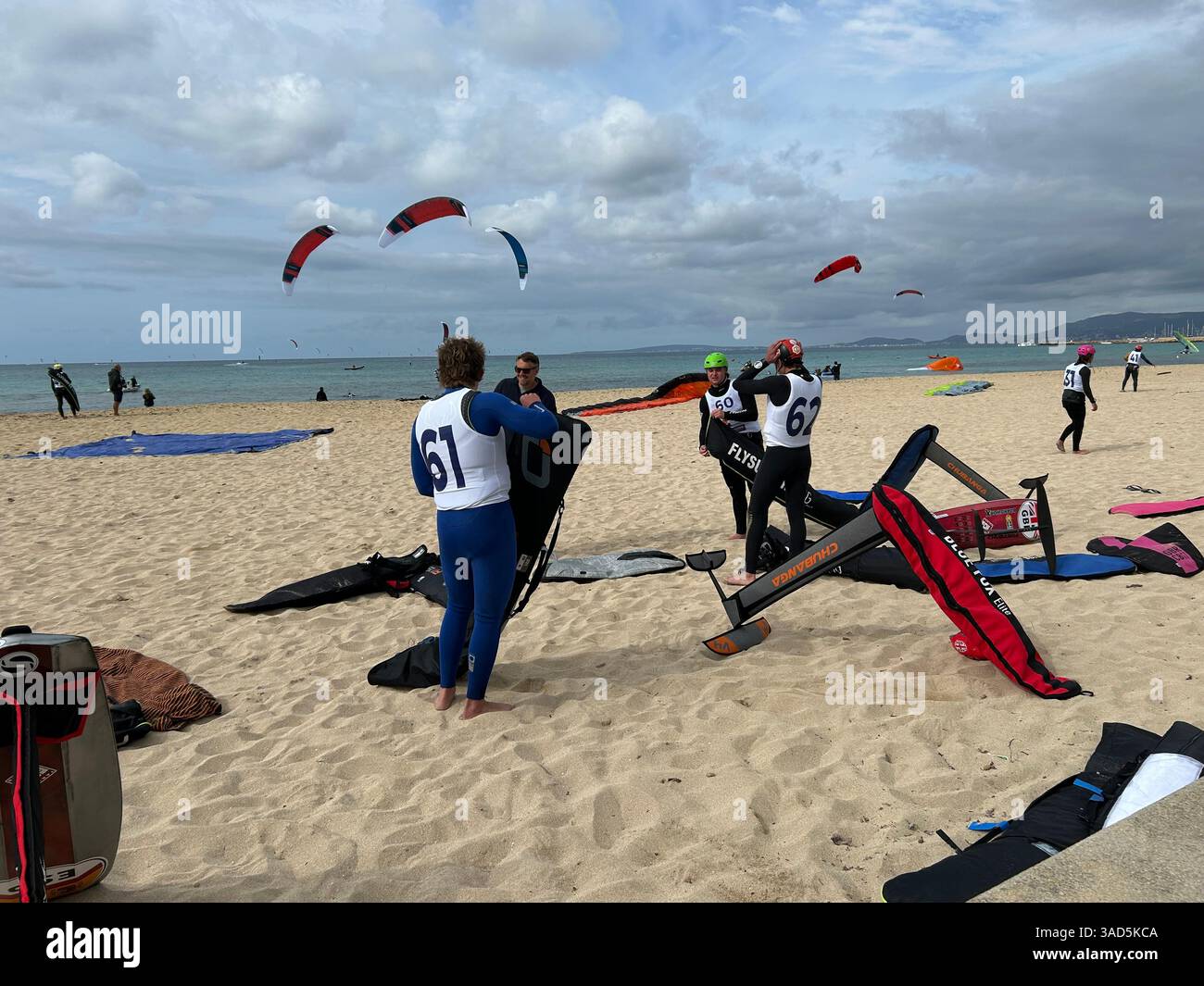 Kite surfers at the 54th Trofeo Princesa Sofia Mallorca (2025 ...