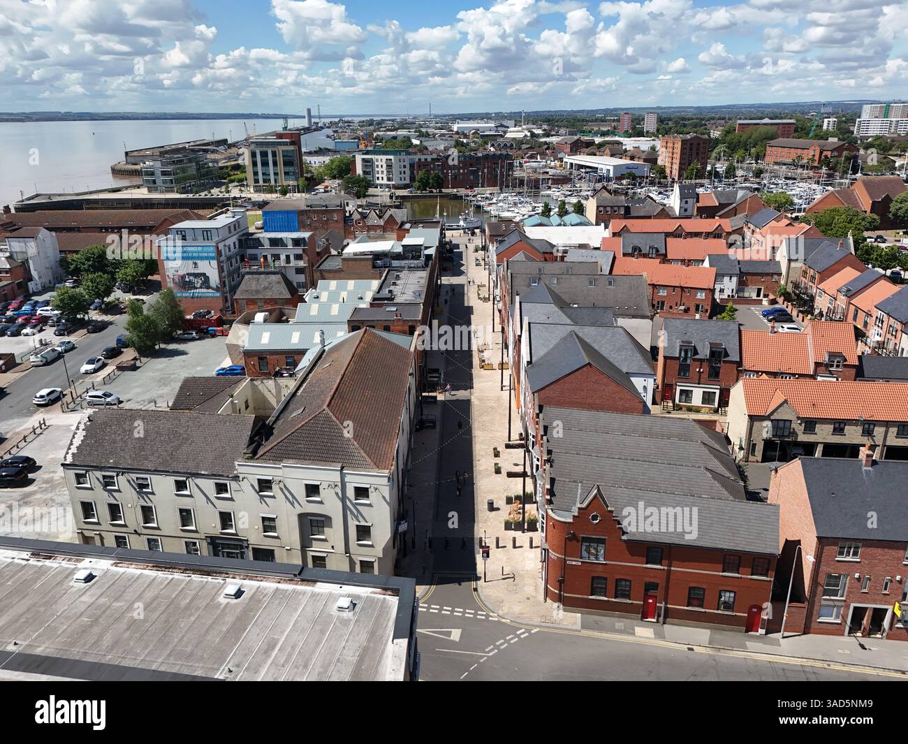 Aerial view hulls old hi-res stock photography and images - Alamy
