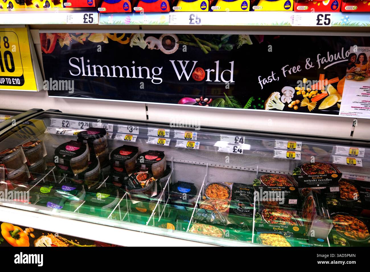 iceland supermarket interior, bexhill-on-sea, east sussex, uk Stock ...