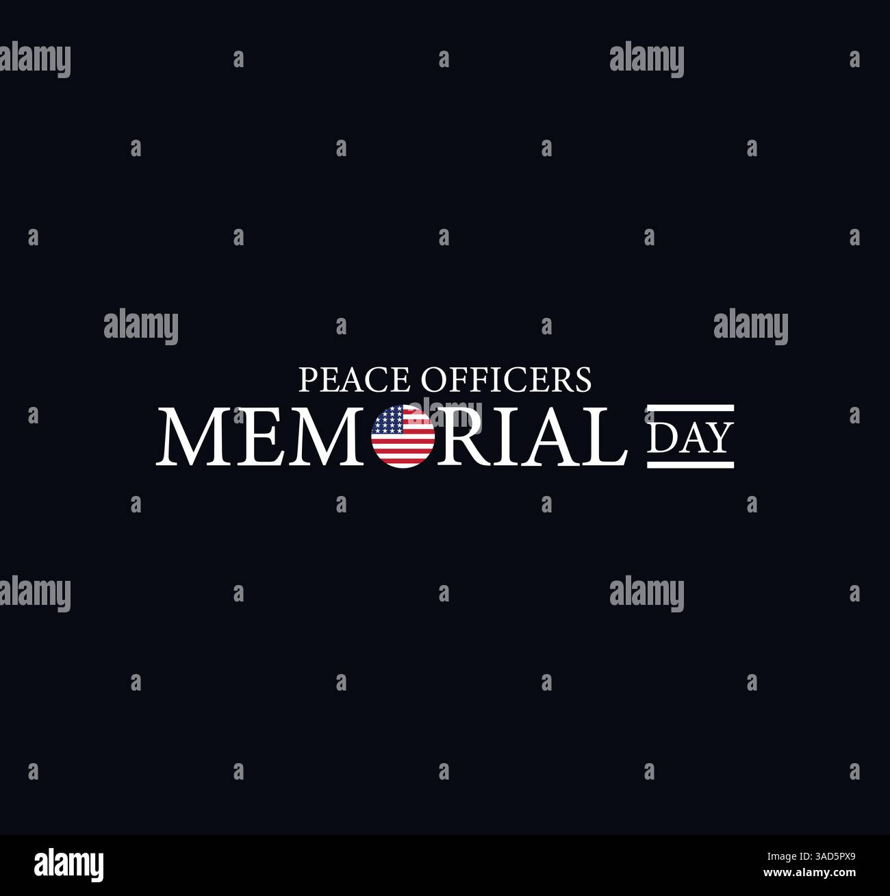 Policeman us flag Stock Vector Images - Alamy