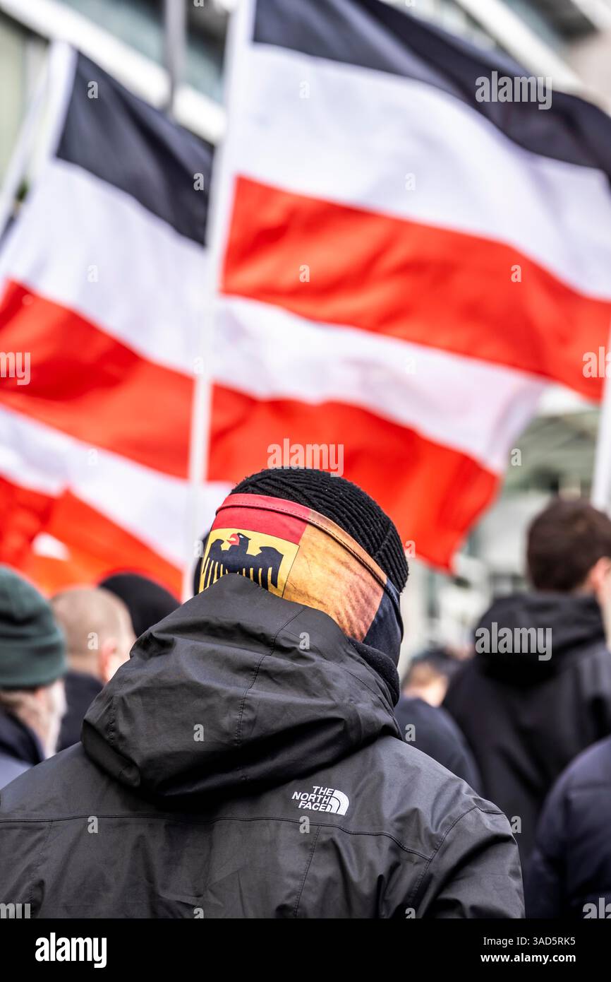 The neo-Nazi group Young and Strong, YS, demonstrated in the city ...