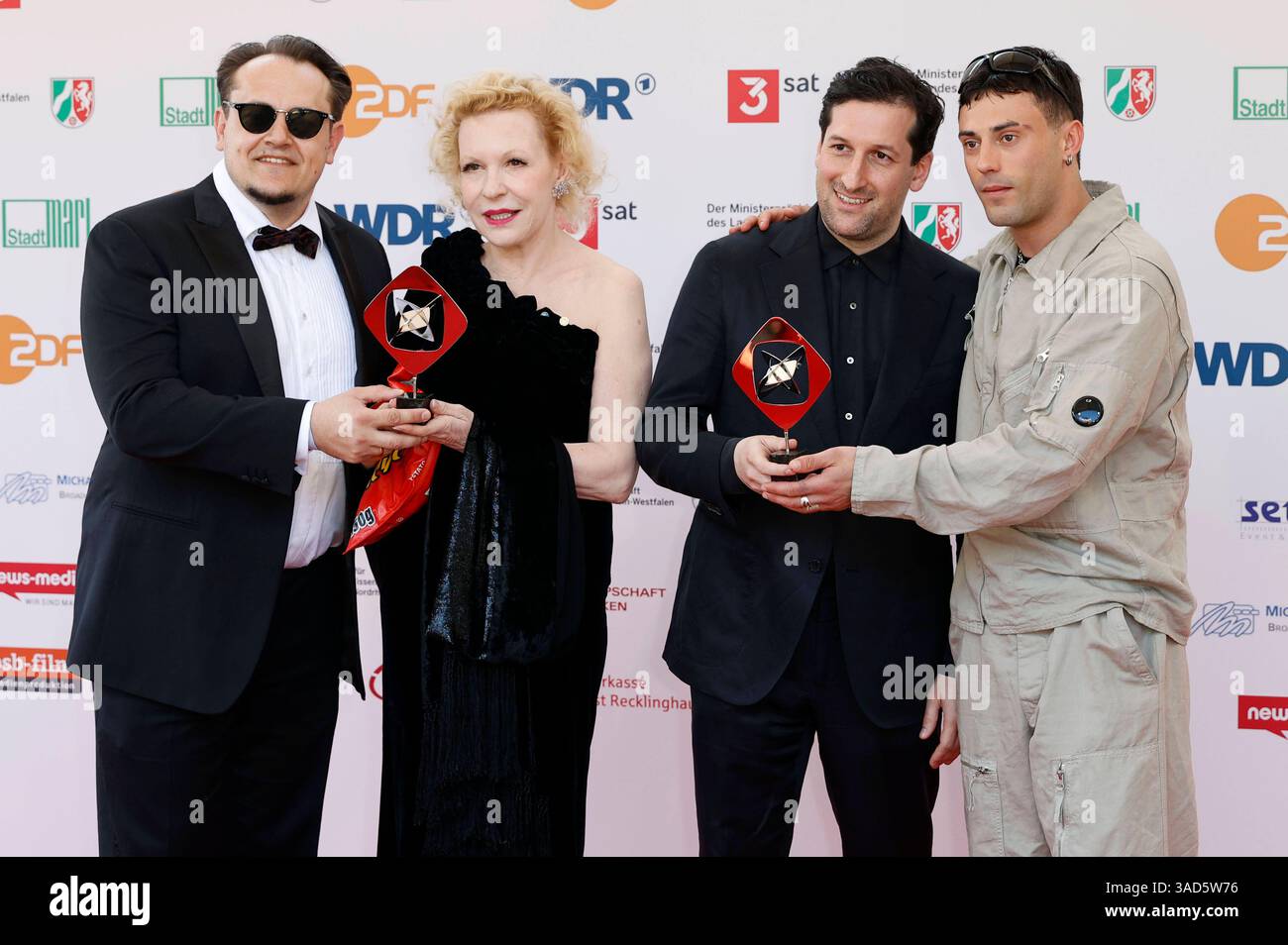 Martin Danisch, Sunnyi Melles, David Hadda und Aaron Altaras bei der 61 ...