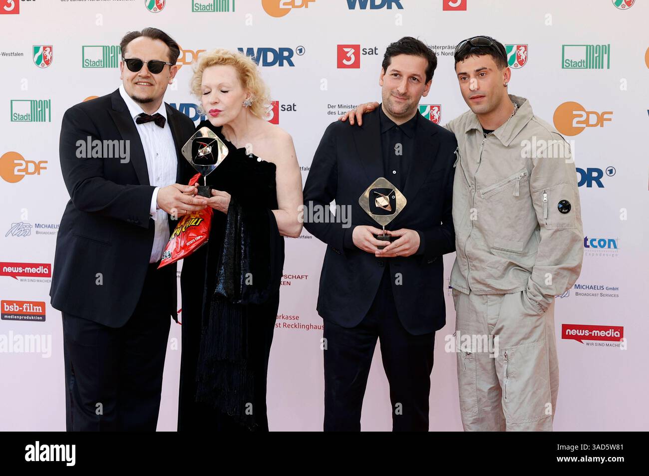 Martin Danisch, Sunnyi Melles, David Hadda und Aaron Altaras bei der 61 ...