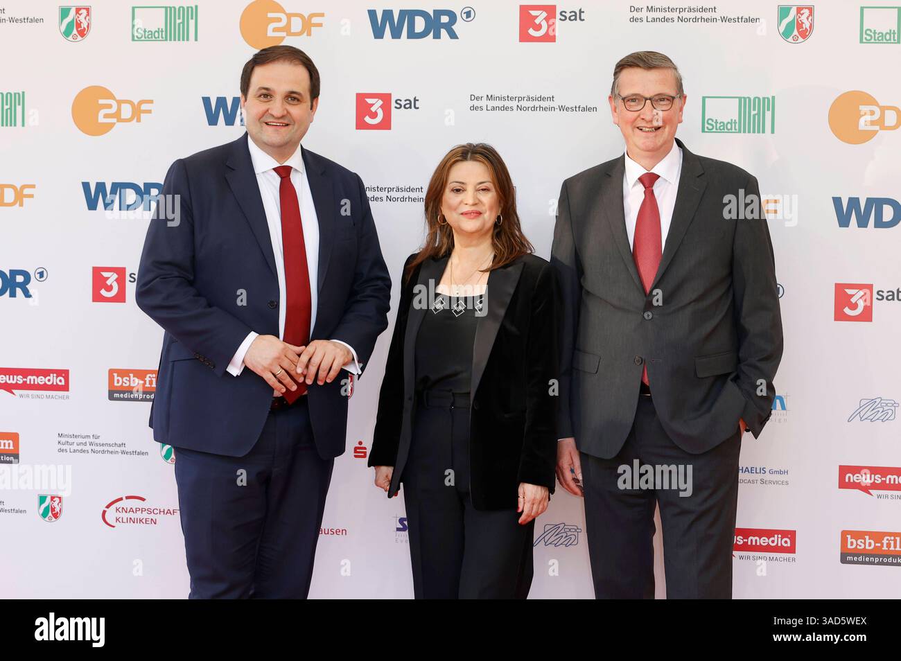 Nathanael Liminski, Cigdem Uzunoglu und Martin Rabanus bei der 61 ...