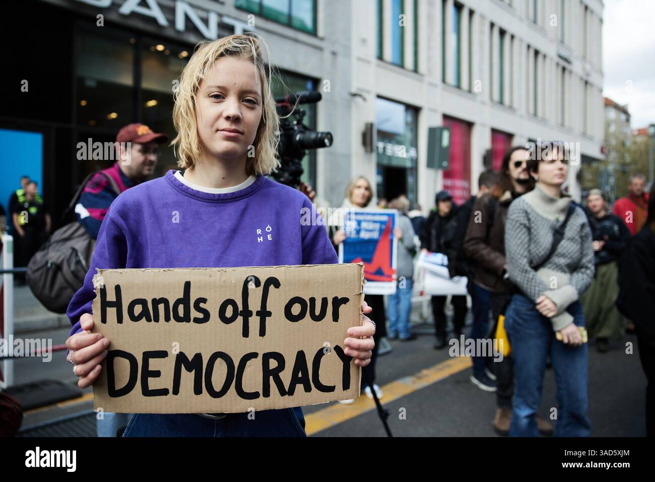05 April 2025, Berlin: Environmental activist Carla Reemtsma ...