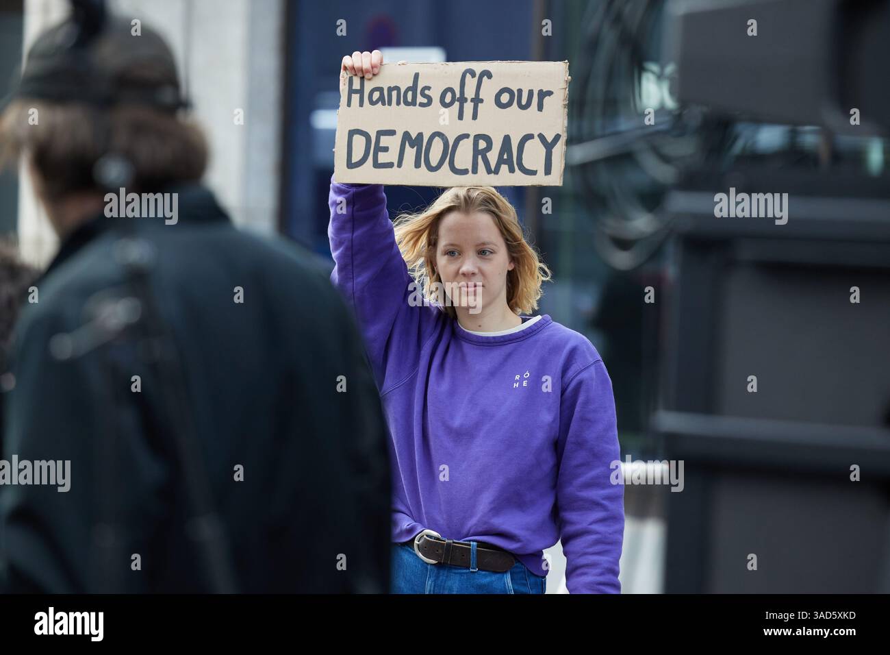 05 April 2025, Berlin: Environmental activist Carla Reemtsma ...