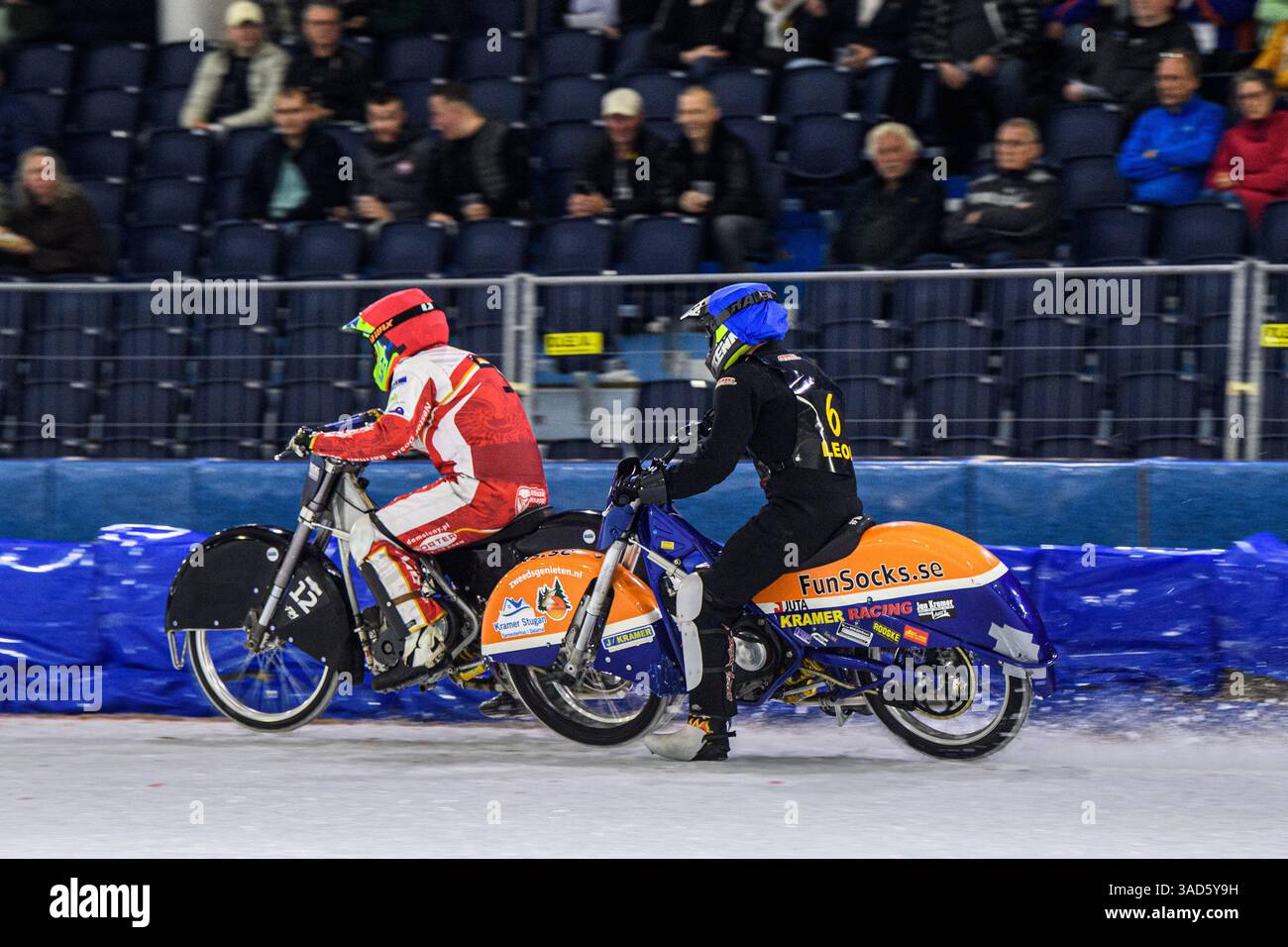 Heerenveen, Netherlands. 04th Apr, 2025. Michał Knapp of Poland in Red ...