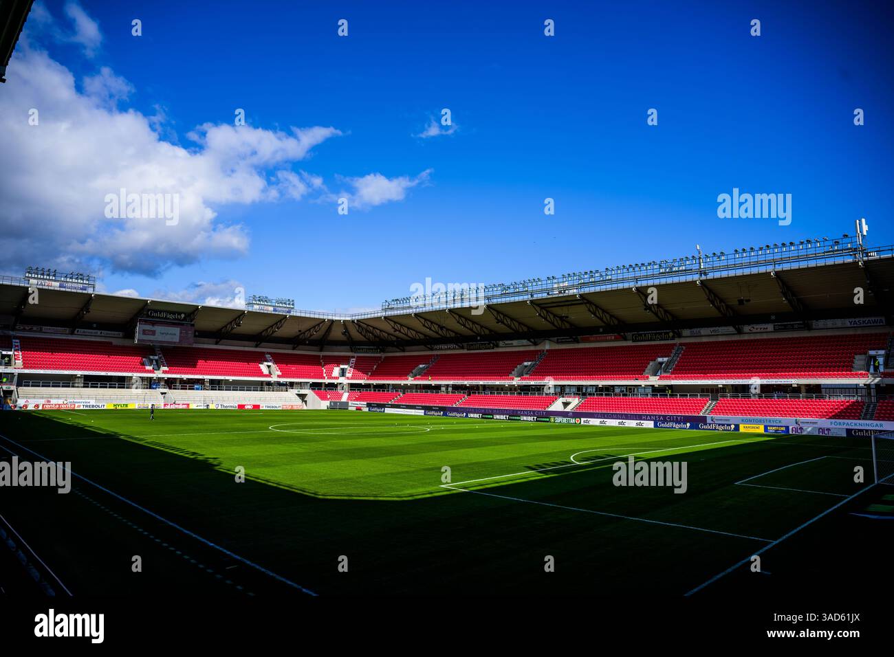 Kalmar, Sverige. 05th Apr, 2025. 250405 Guldfågeln Arena inför ...