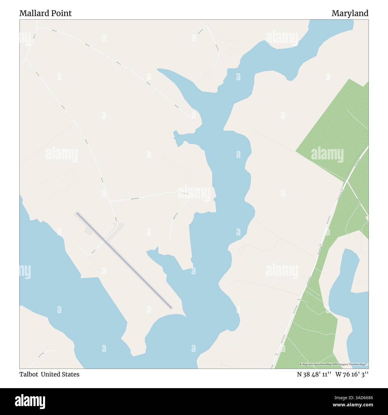Mallard Point, Talbot, United States, Maryland, N 38 48' 11'', W 76 16 ...