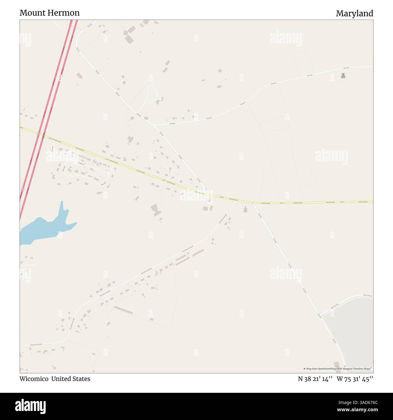 Mount Hermon, Wicomico, United States, Maryland, N 38 21' 14'', W 75 31 ...