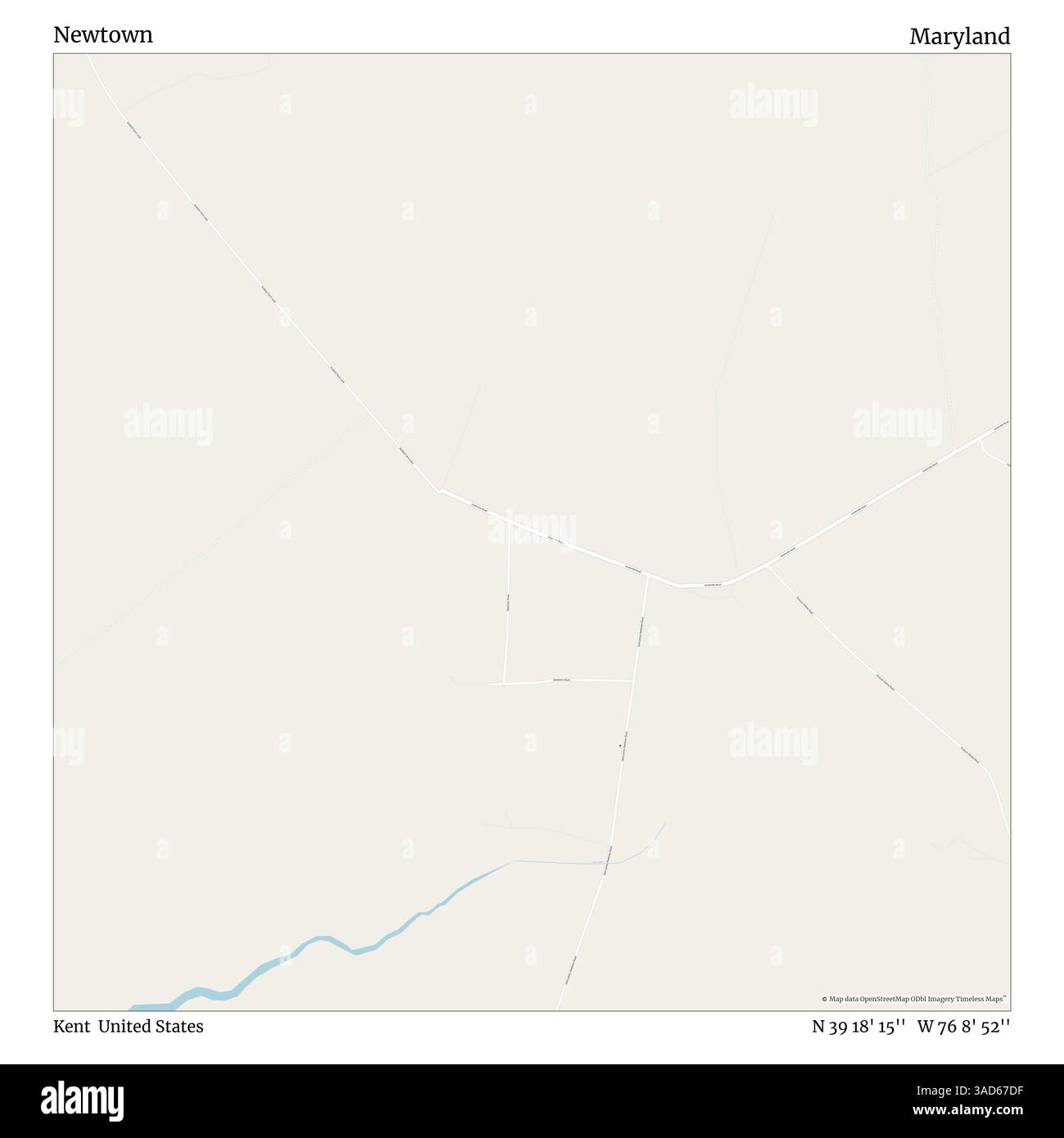 Newtown, Kent, United States, Maryland, N 39 18' 15'', W 76 8' 52 ...