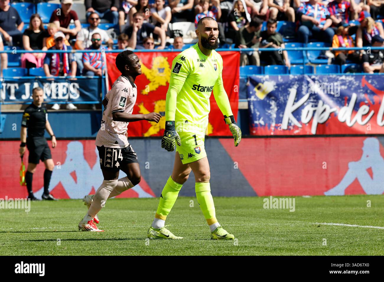 01 Anthony MANDREA (smc) during the Ligue 2 BKT match between Caen and ...