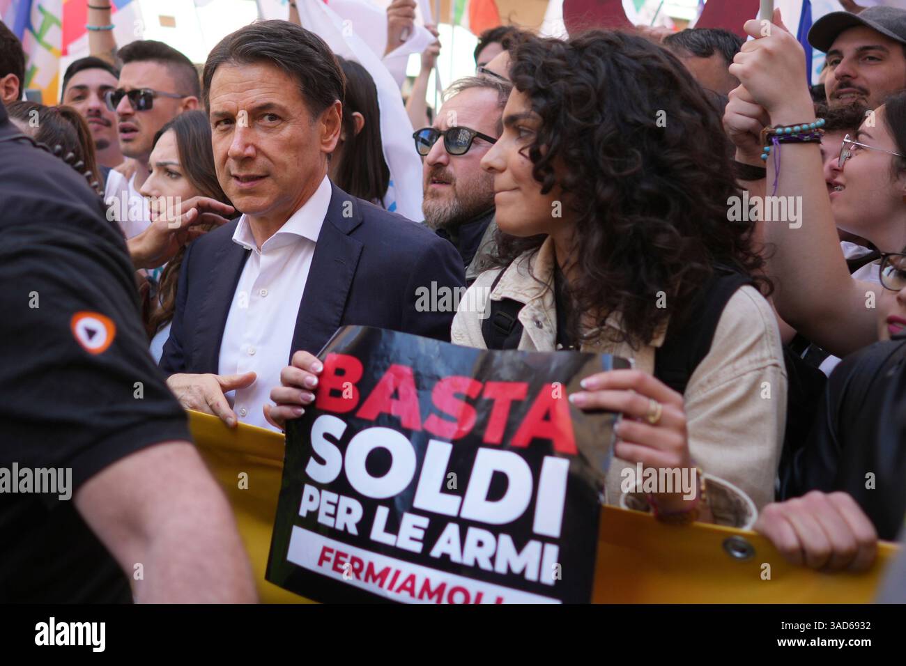 Italian Five star movement leader Giuseppe Conte takes part in a ...