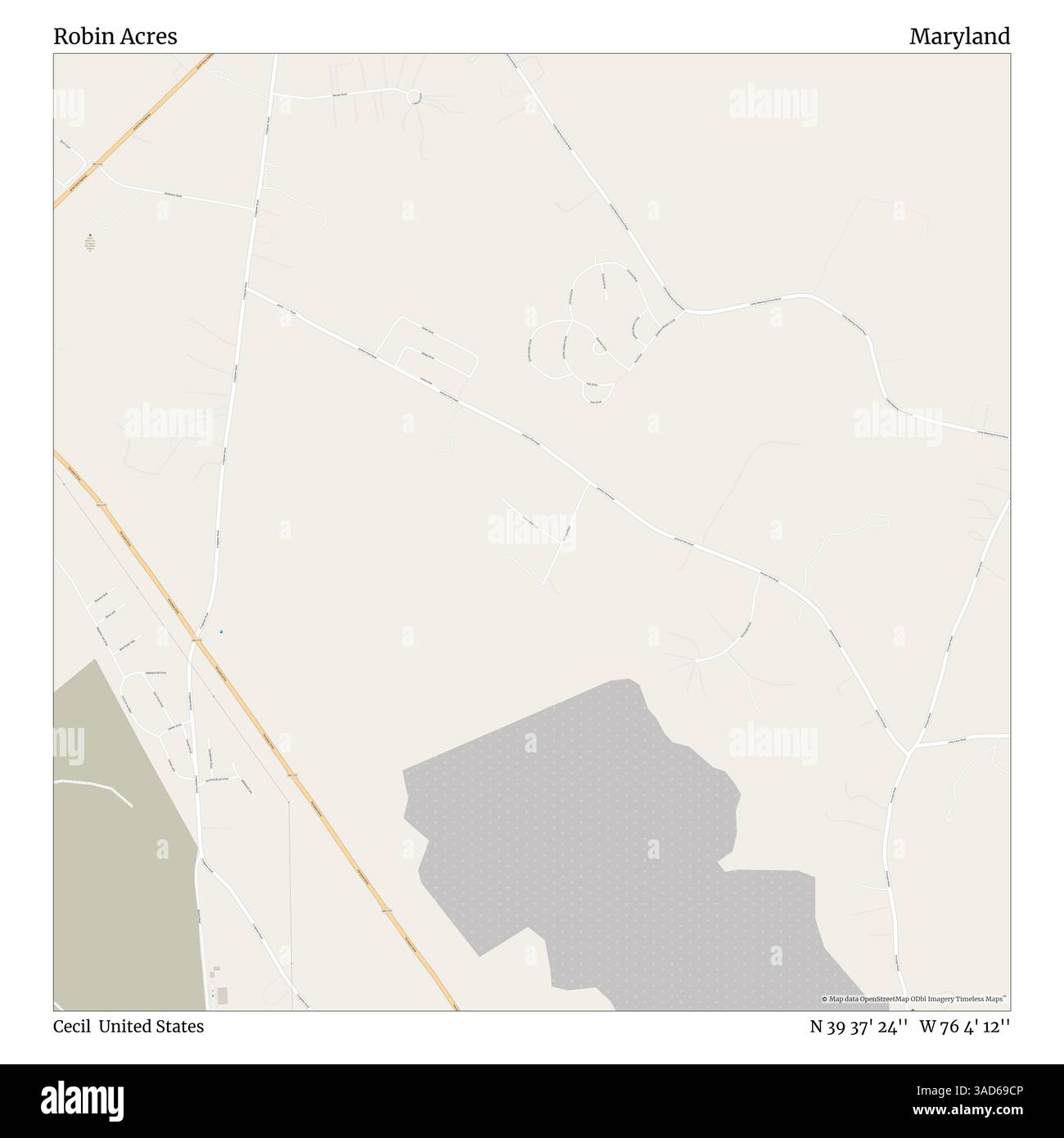 Robin Acres, Cecil, United States, Maryland, N 39 37' 24'', W 76 4' 12 ...