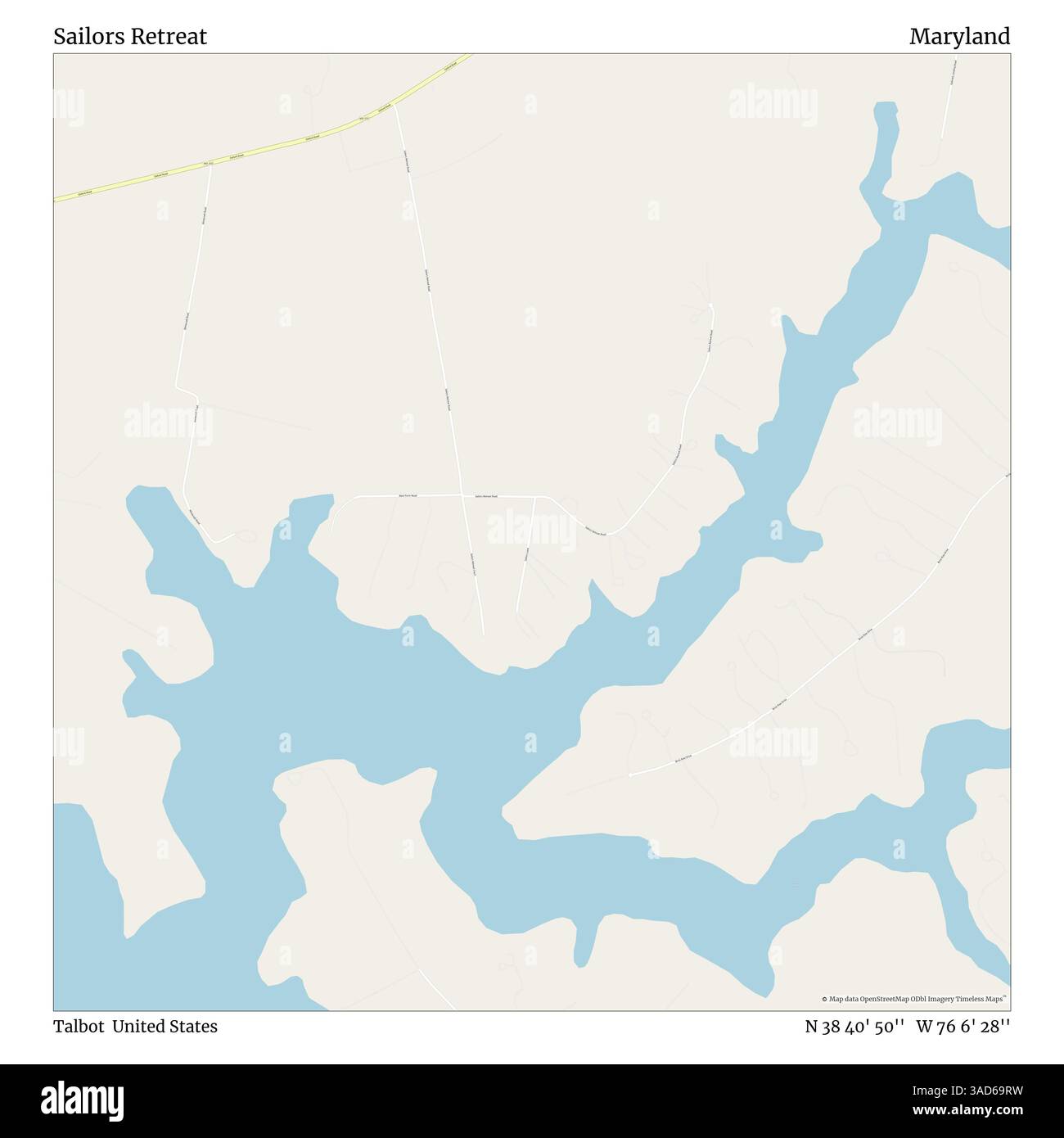 Sailors Retreat, Talbot, United States, Maryland, N 38 40' 50'', W 76 6 ...