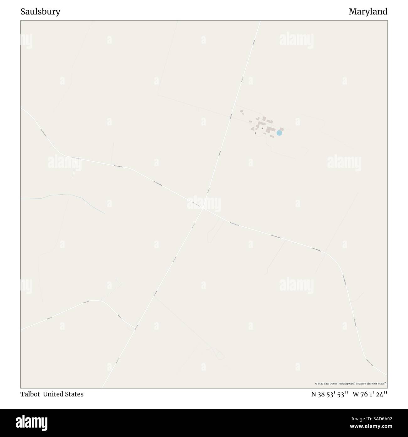 Saulsbury, Talbot, United States, Maryland, N 38 53' 53'', W 76 1' 24 ...