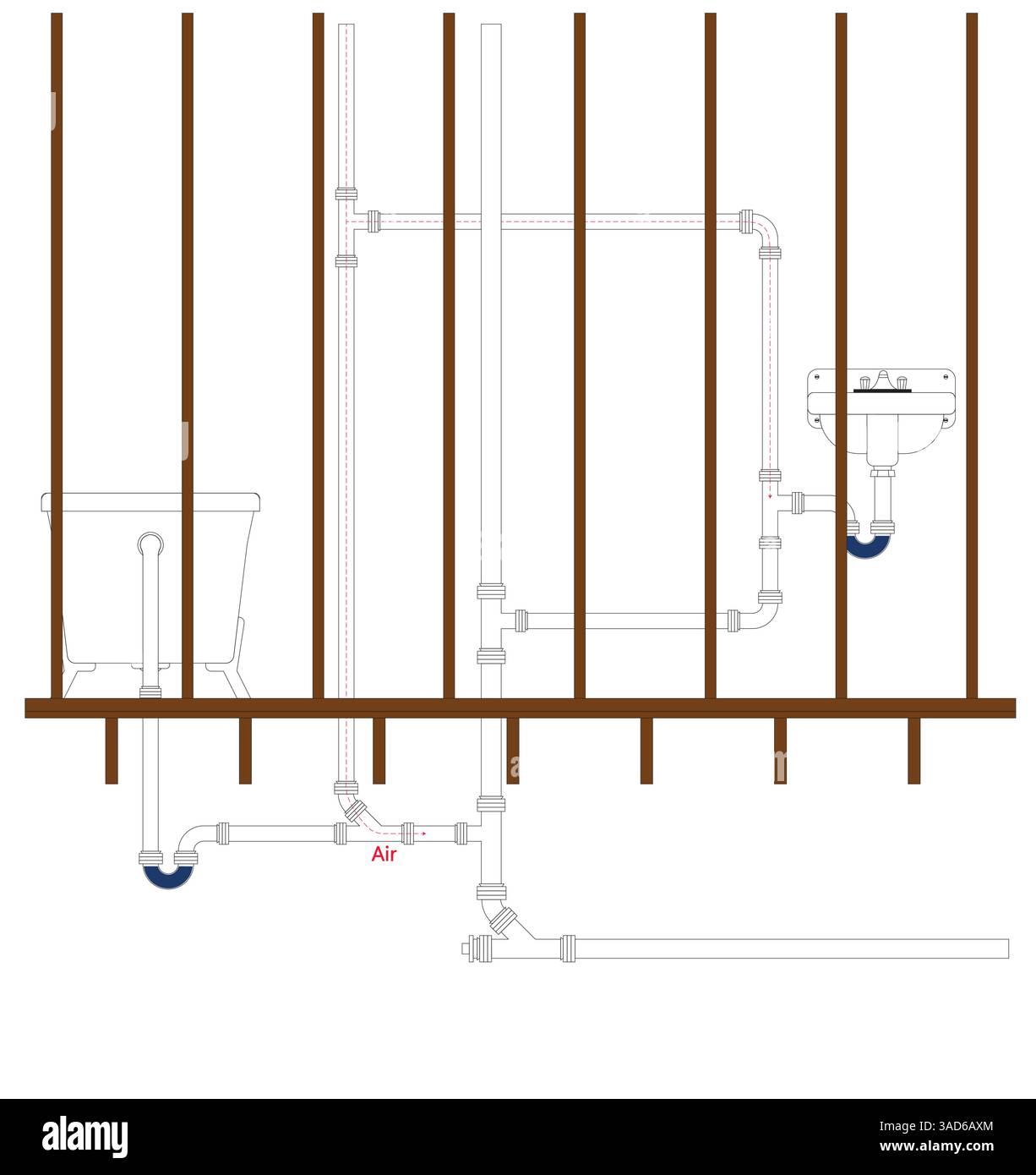 Drain pipe cleaner icon Cut Out Stock Images & Pictures - Alamy