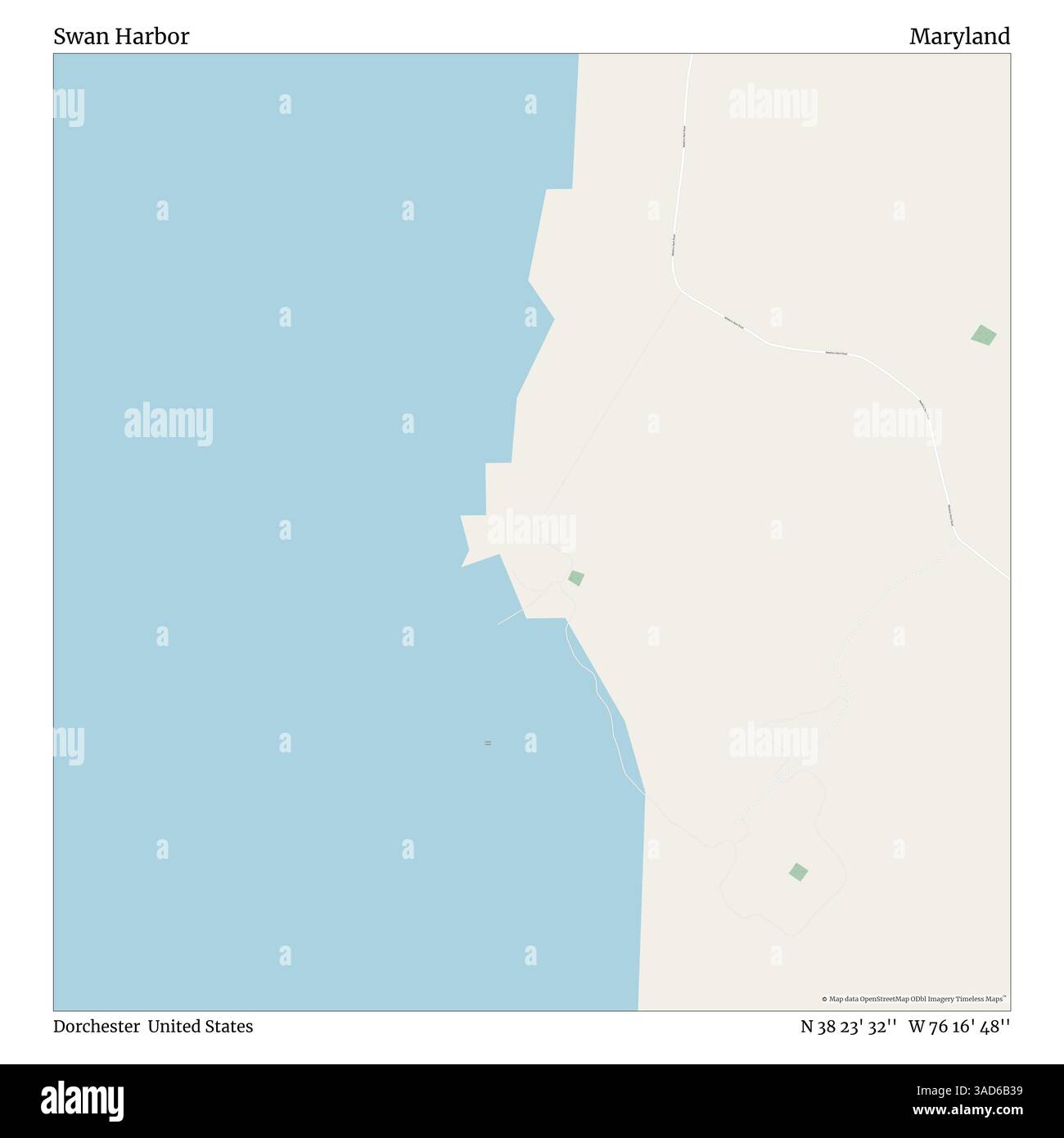 Swan Harbor, Dorchester, United States, Maryland, N 38 23' 32'', W 76 ...