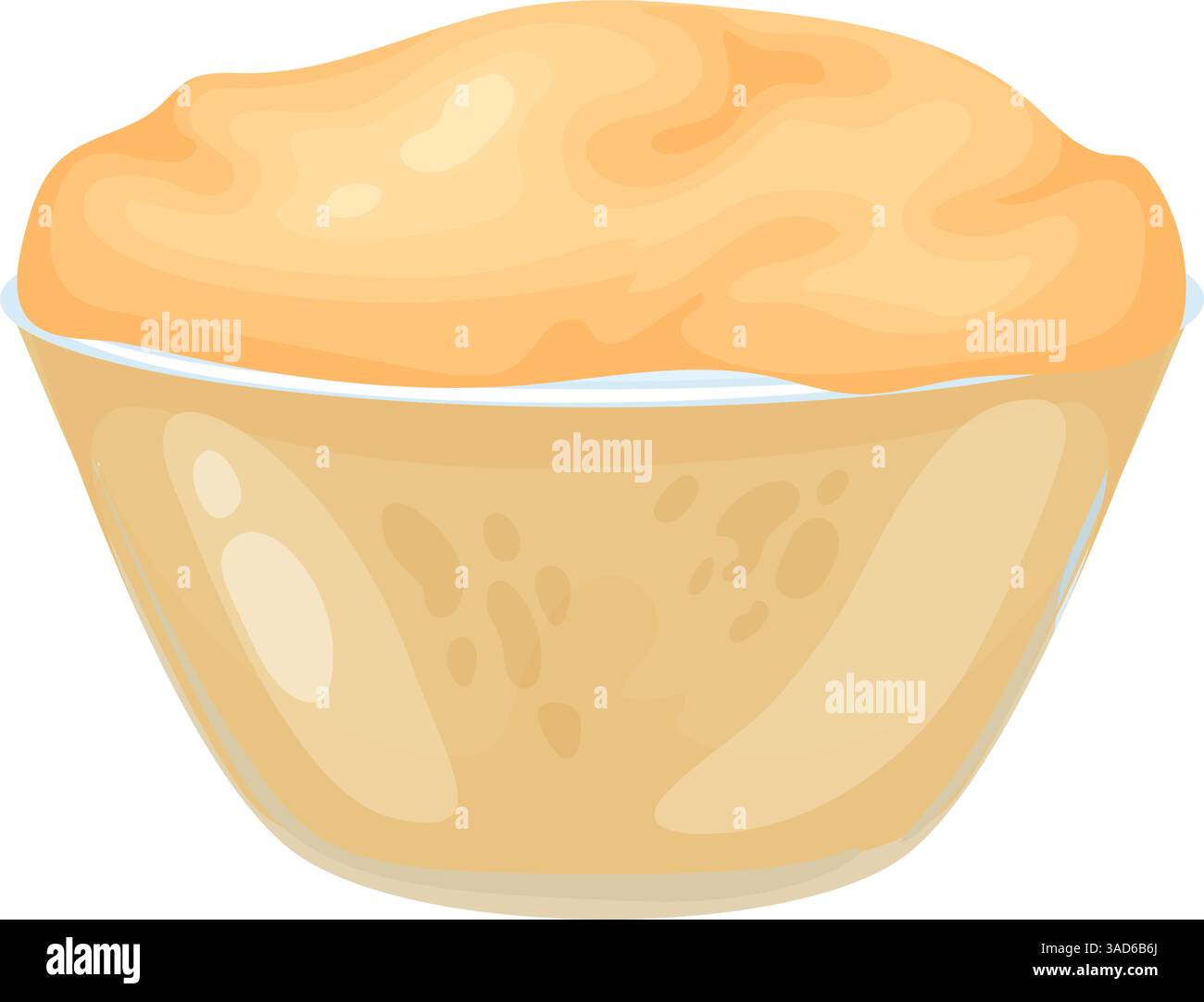 Bread dough bowl Stock Vector Images - Alamy