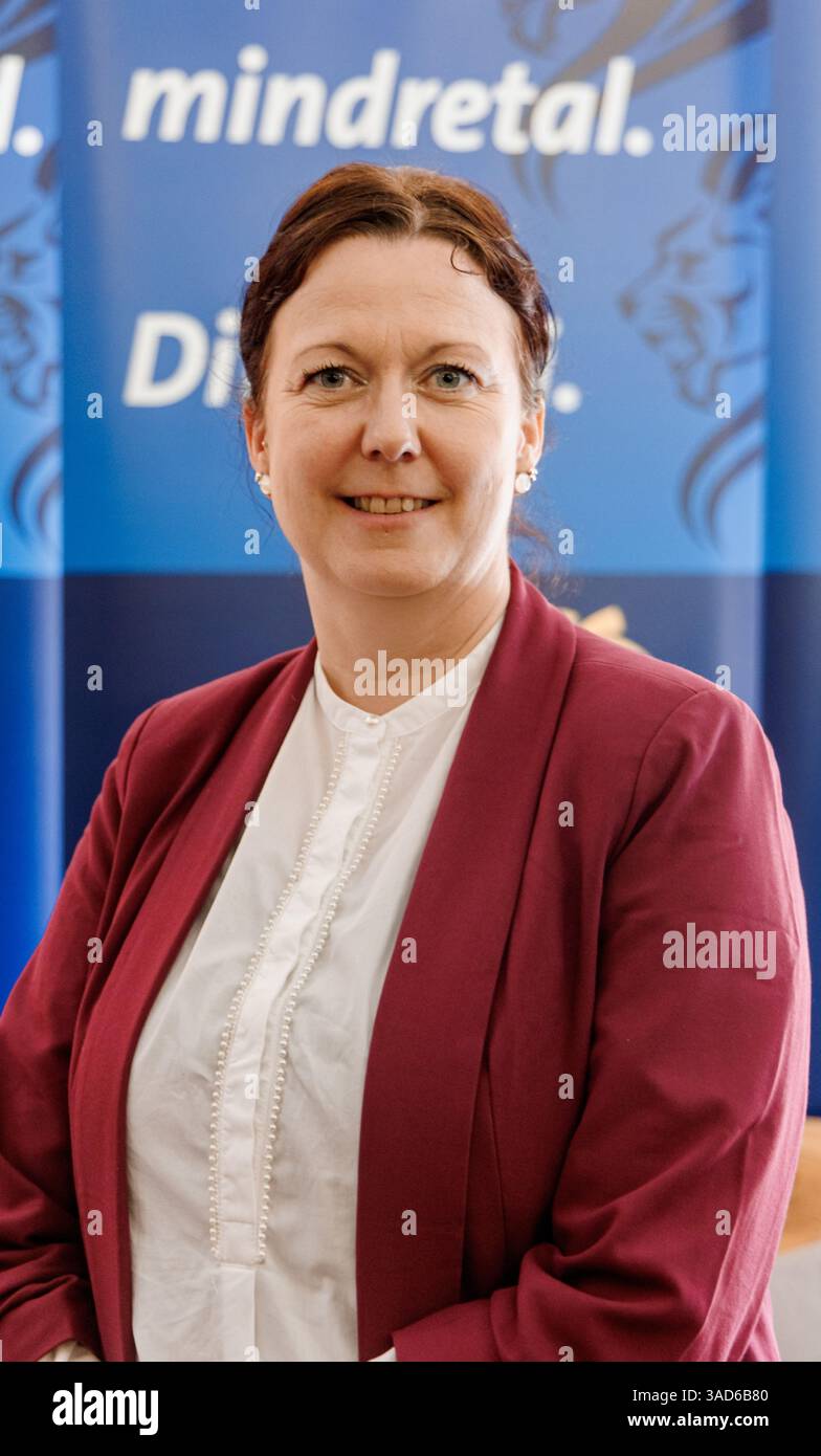 05 April 2025, Schleswig-Holstein, Busdorf: Sybilla Nitsch, the newly ...