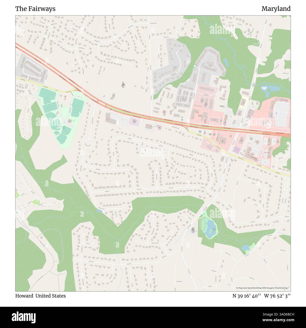 The Fairways, Howard, United States, Maryland, N 39 16' 40'', W 76 52 ...