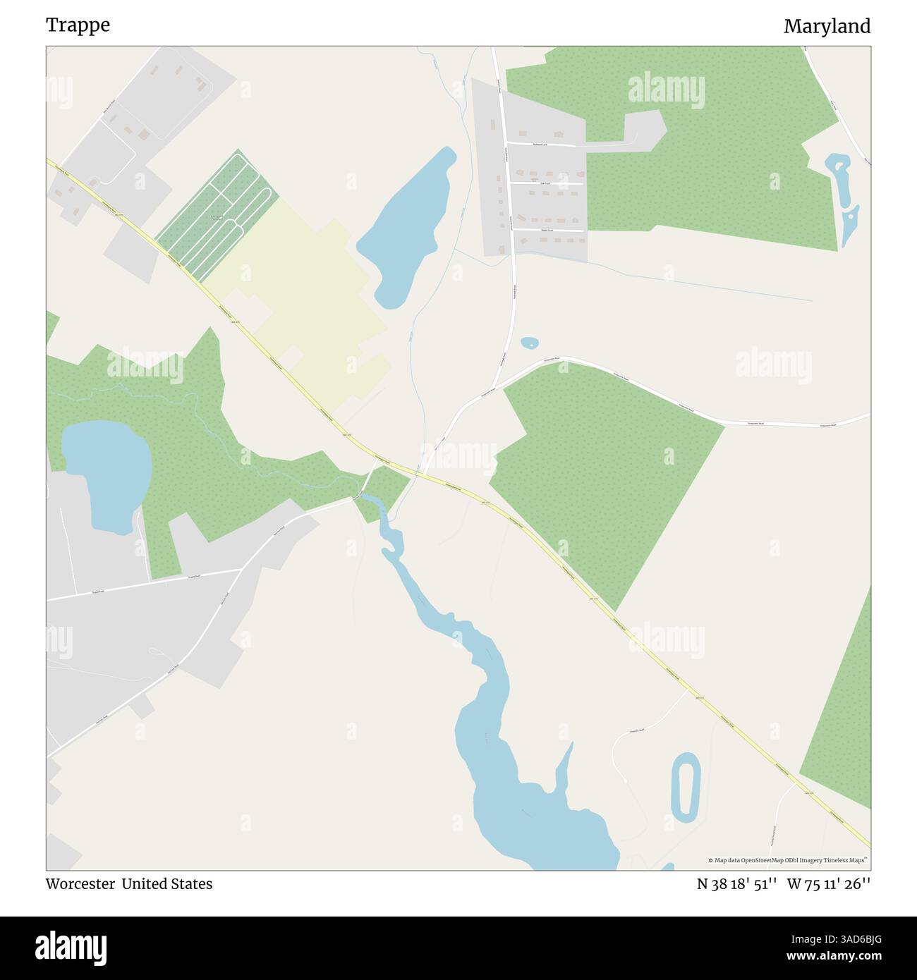 Trappe, Worcester, United States, Maryland, N 38 18' 51'', W 75 11' 26 ...